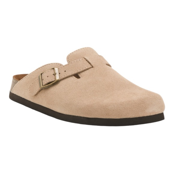 White Mountain | Shoes | White Mountain Taupe Suede Bari Slip On Buckle ...